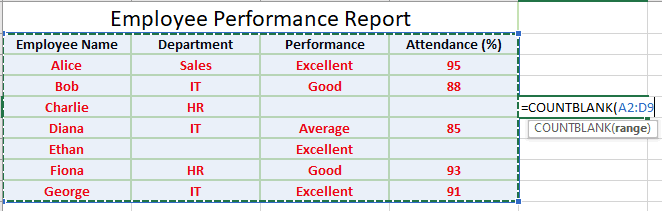 Excel Count Function Complete Guide With Examples 3500